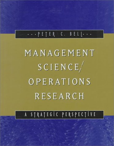 Management Science/Operations Research : A Strategic Perspective book ...