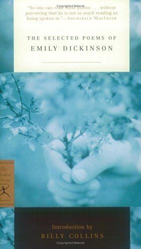 The Selected Poems of Emily Dickinson used copy by Billy Collins, Emily ...