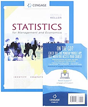 Bundle: Statistics for Management and Economics, Loose-leaf Version, 11th + MindTap, 1 term ...