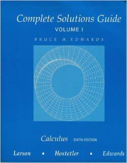 Calculus : Instructor's Solutions Guide book: 9780395887691