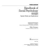 Handbook of Social Psychology used book by Elliot Aronson: 9780394350493