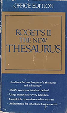 Roget's II: The New Thesaurus : Office Edition used book by American ...
