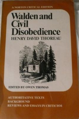 Walden and Civil Disobedience used book by Henry D. Thoreau: 9780393096651