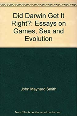 Did Darwin Get It Right? copy by John M. Smith: 9780412019111