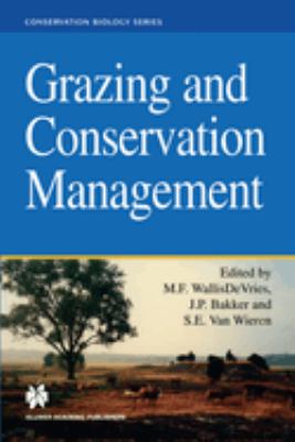 Grazing and Conservation Management book by J. P. Bakker: 9780412475207