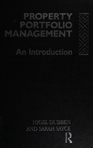 Property Portfolio Management : An Introduction used book by Sarah ...
