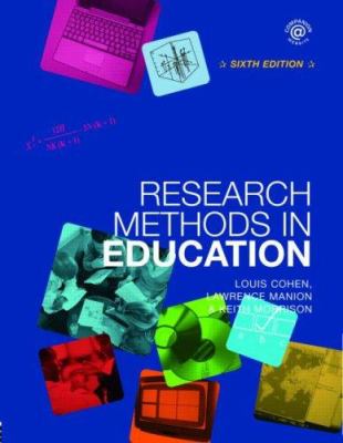 Research Methods Education used book by Cohen, Manion, Morrison ...