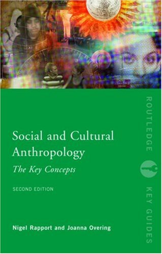 Social and Cultural Anthropology : The Key Concepts used book by Joanna ...