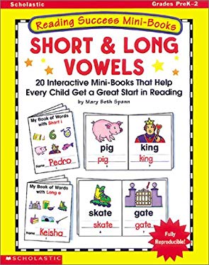 Short and Long Vowels : 20 Interactive Mini-Books That Help Child Get a ...