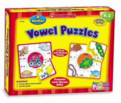 Vowel Puzzles K-2: 20 Activities [With Activity Guide and 10 Two-Sided ...