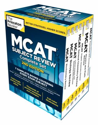 Princeton Review MCAT Subject Review Complete Box Set, 2nd Edition : 7 ...