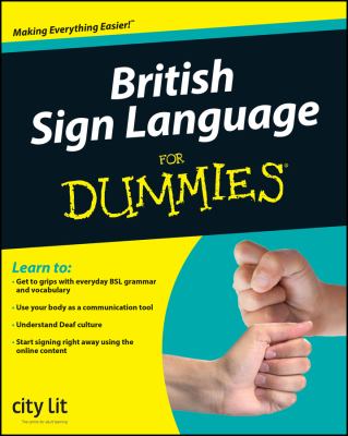 British Sign Language used book by City Literary Institute of London ...