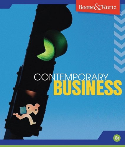 Contemporary Business used copy by Louis E. Boone, David L. Kurtz ...