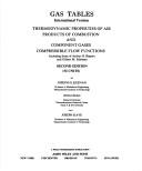 Gas Tables : Thermodynamic Properties of Air Products of Combustion and ...