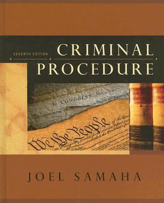 Criminal Procedure used book by Joel Samaha: 9780495095460