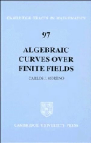 Algebraic Curves over Finite Fields : Error-Correcting Codes and ...