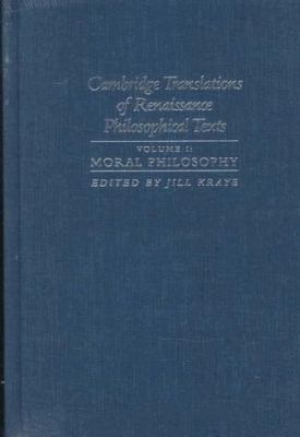Cambridge Translations of Renaissance Philosophical Texts Vol. 1 ...