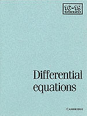 Differential Equations used book by School Mathematics Project Staff ...