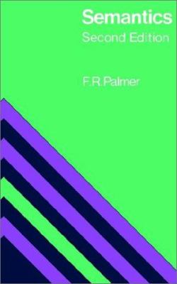Semantics used book by F. R. Palmer