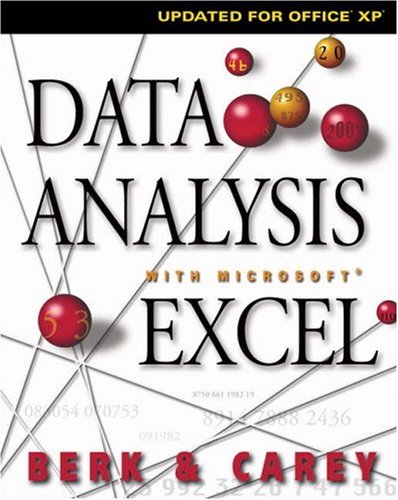Data Analysis with Microsoft Excel : Updated for Office XP used book by ...