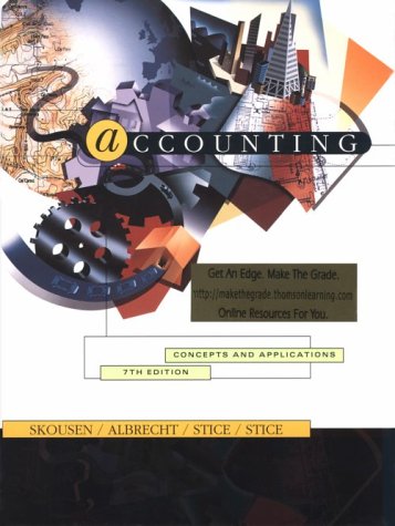 Accounting : Concepts and Applications used book by W. Steve Albrecht ...