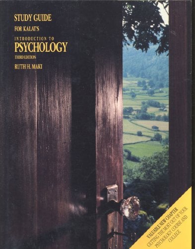 Introduction to Psychology used book by James W. Kalat: 9780534172398