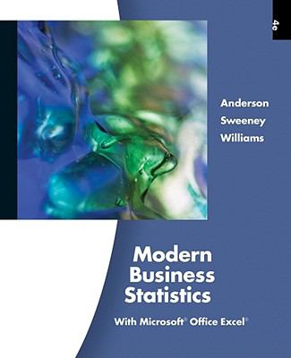 Modern Business Statistics With Microsoft Excel