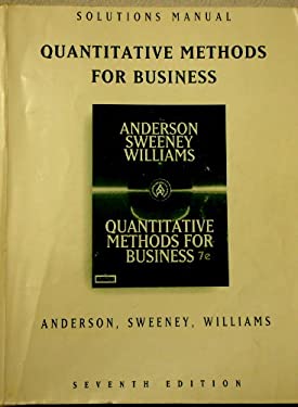 Quantitative Methods for Business book by Dennis J. Sweeney: 9780538876025