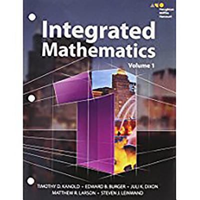 Hmh Integrated Math 1 : Interactive Student Edition Volume 1 ...