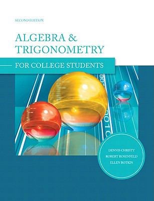 Algebra and Trigonometry for College Students book by Ellen Botkin ...