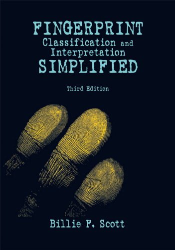 Fingerprint Classification and Interpretation Simplified book by Billie ...