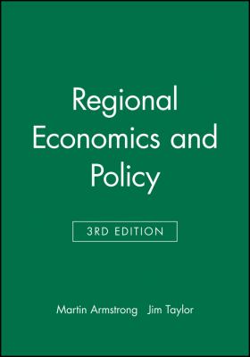 Regional Economics and Policy used book by Martin Armstrong, Jim Taylor ...