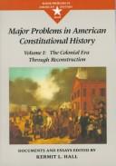 Major Problems in American Constitutional History Vol.1 : Documents and ...