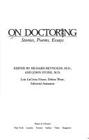 On Doctoring Stories Poems and Essays used book by Richard Reynolds ...