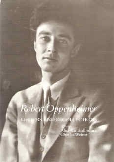 Robert Oppenheimer : Letters and Recollections book by Robert ...