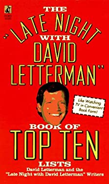 Late Night Top Ten Lists used copy by David Letterman: 9780671511432