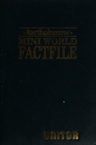 Bartholomew Mini World Factfile used book by John Bartholomew, and Son ...
