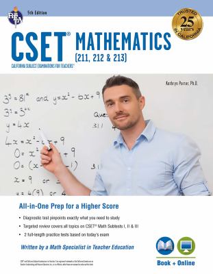 CSET Mathematics Book + Online book by Kathryn Porter: 9780738612096