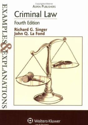 Criminal Law : 4th Edition used book by Richard G. Singer: 9780735562431