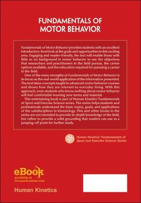 Fundamentals of Motor Behavior used book by Jeffrey T. Fairbrother ...
