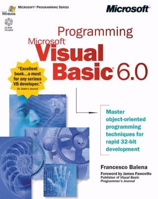 Programming Microsoft Visual Basic 6. 0 used book by Francesco Balena: 9780735605589