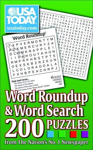 USA TODAY Word Roundup and Word Search : 200 Puzzles from the Nation's ...