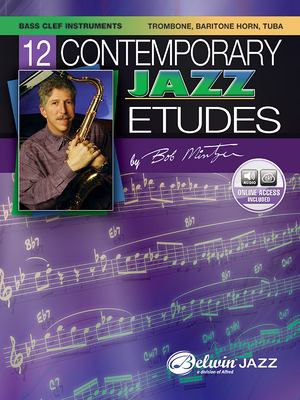 12 Contemporary Jazz Etudes : Bass Clef Instruments, Book and Online ...