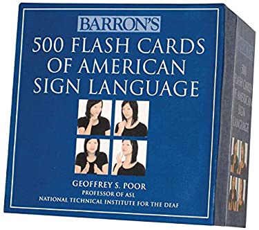 500 Flash Cards of American Sign Language copy by Geoffrey S. Poor ...