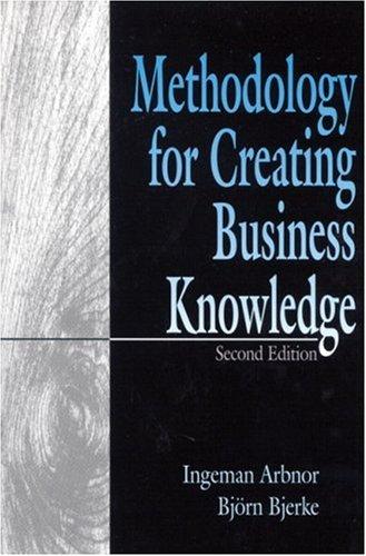 Methodology for Creating Business Knowledge book by Ingeman Arbnor ...