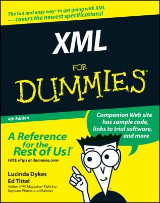 XML For Dummies Used Book By Ed Tittel 9780764588457 XML For Dummies Used Book By Ed Tittel 9780764588457