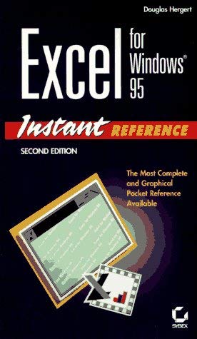 Excel for Windows 95 Instant Reference book by Douglas Hergert ...