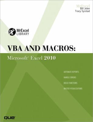 VBA and Macros : Microsoft Excel 2010 used book by Bill Jelen, Tracy Syrstad: 9780789743145