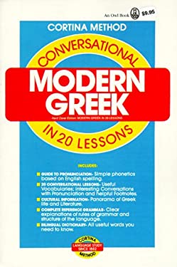 Conversational Modern Greek in 20 Lessons used book by Cortina Staff ...