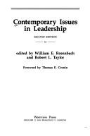Contemporary Issues in Leadership book by William E. Rosenbach ...